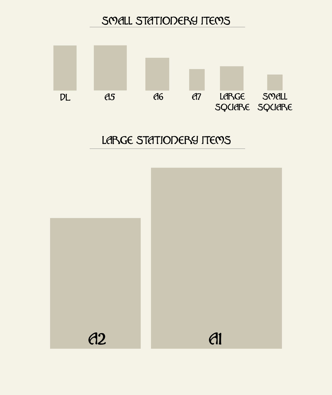 size comparison – Harper & Finch